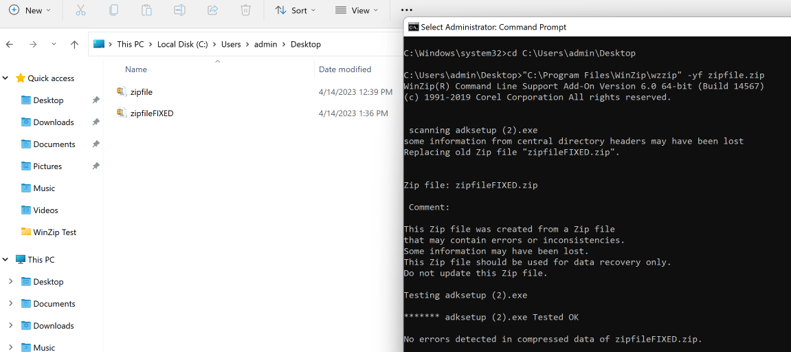 Kb Corel Use Winzip To Repair Your Zip File